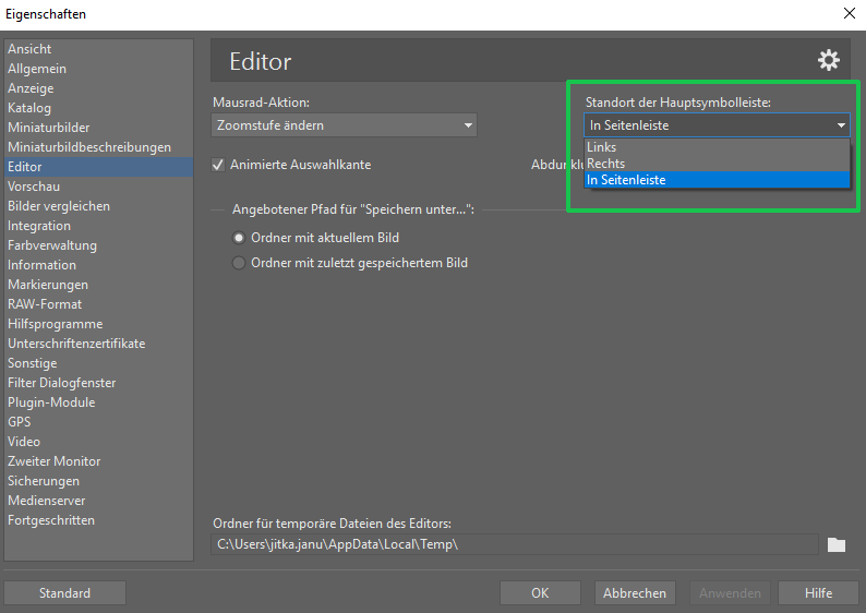 Zoner Photo Studio persönlich anpassen | Fotografieren lernen von Zoner Photo Studio